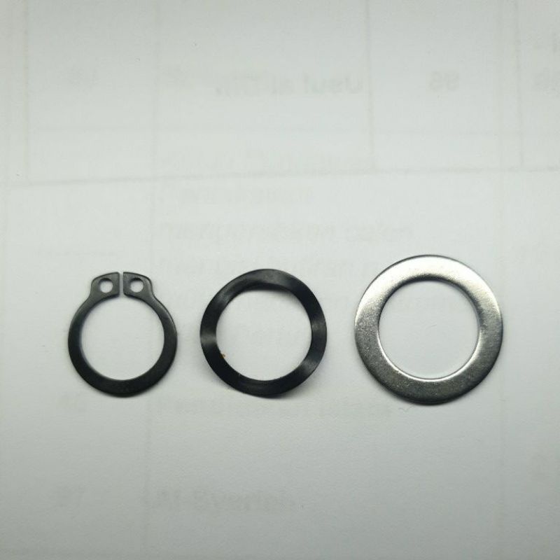 Clip C,washer spring dan washer flat,untuk bush sap padle gear RXZ ...