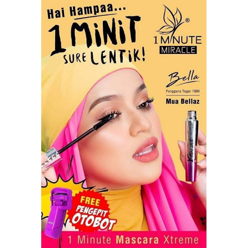 ( 1MM ) 1 MINUTE MIRACLE FOUNDATION / MASCARA / EYEBROW / STAY GLOW SPRAY HQ. | Shopee Malaysia