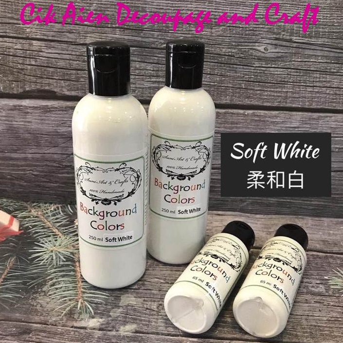 SuNi Art and Craft Malaysia Soft White Acrylic Background Color 250ml ...