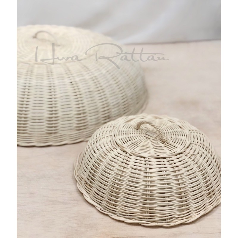 Rattan handcrafted woven wicker dish cover / Kitchen food cover ...