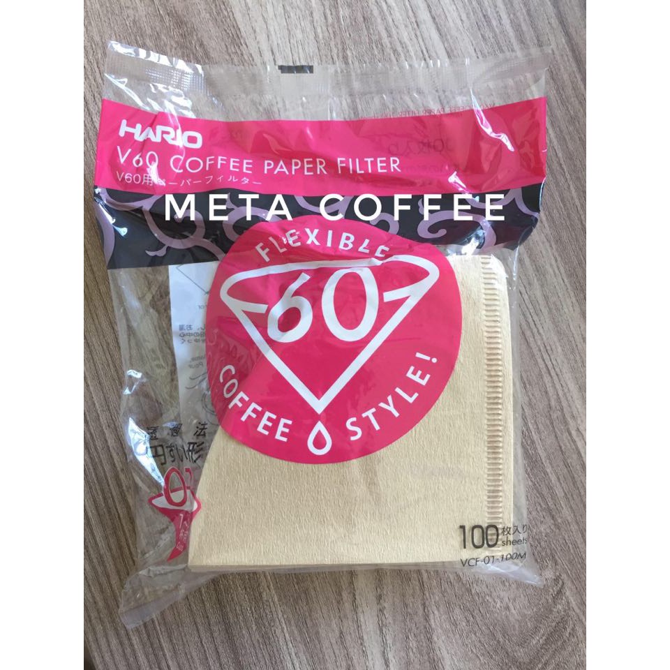 HARIO V60 Coffee Paper Filter VCF-01-100M ( READY STOCK & FAST SHIPPING ...
