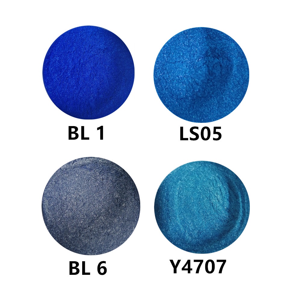 Mica Blue Series Pigment Pearl Powder - Epoxy / Soap / Candle ...