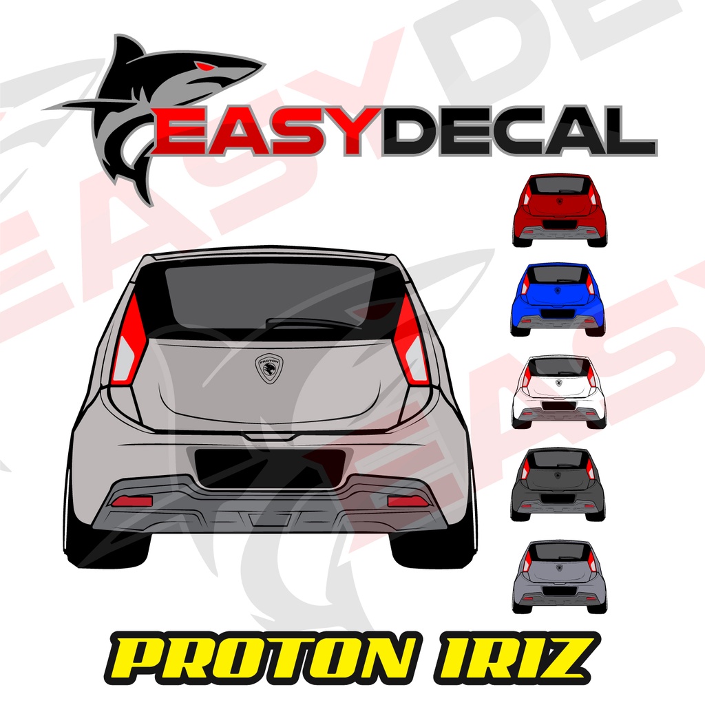 PROTON IRIZ STICKERS | Shopee Malaysia