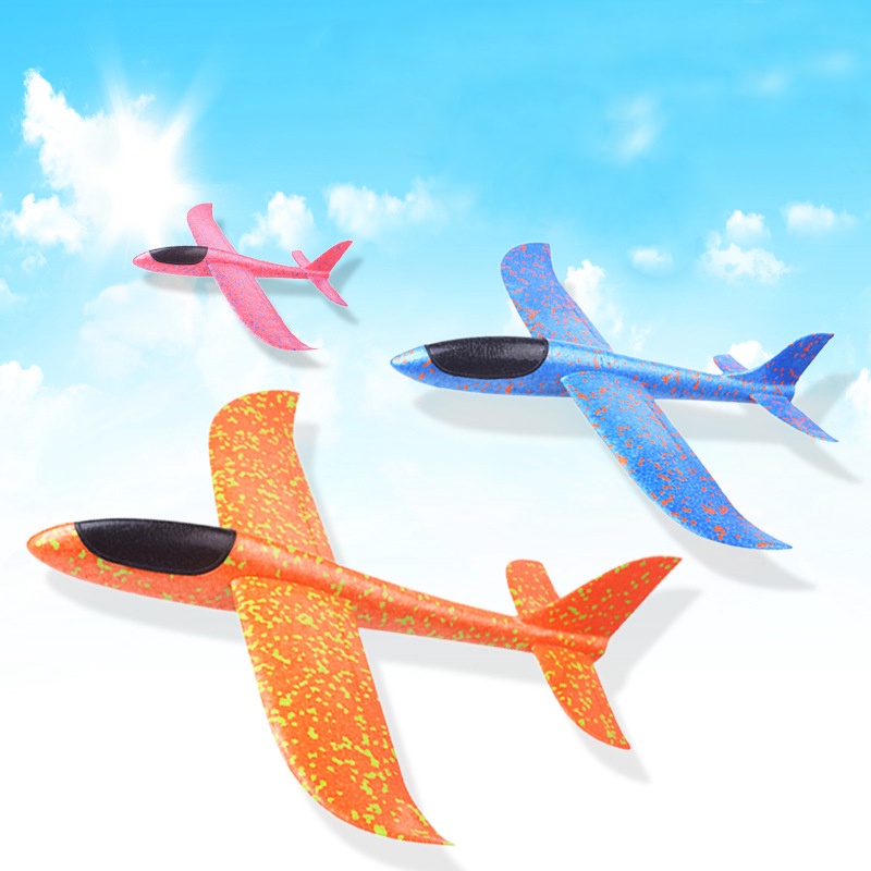 FunBlast Airplane Toy Large Throwing Foam Plane, Dual Flight Mode ...