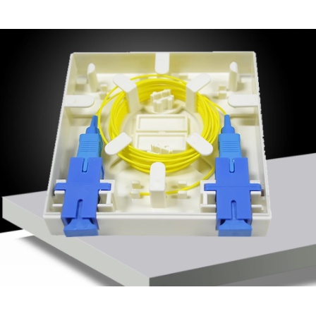 FTTH Fiber Optic Terminal Box 2 ports /Junction Box/Fiber Optic Wall ...