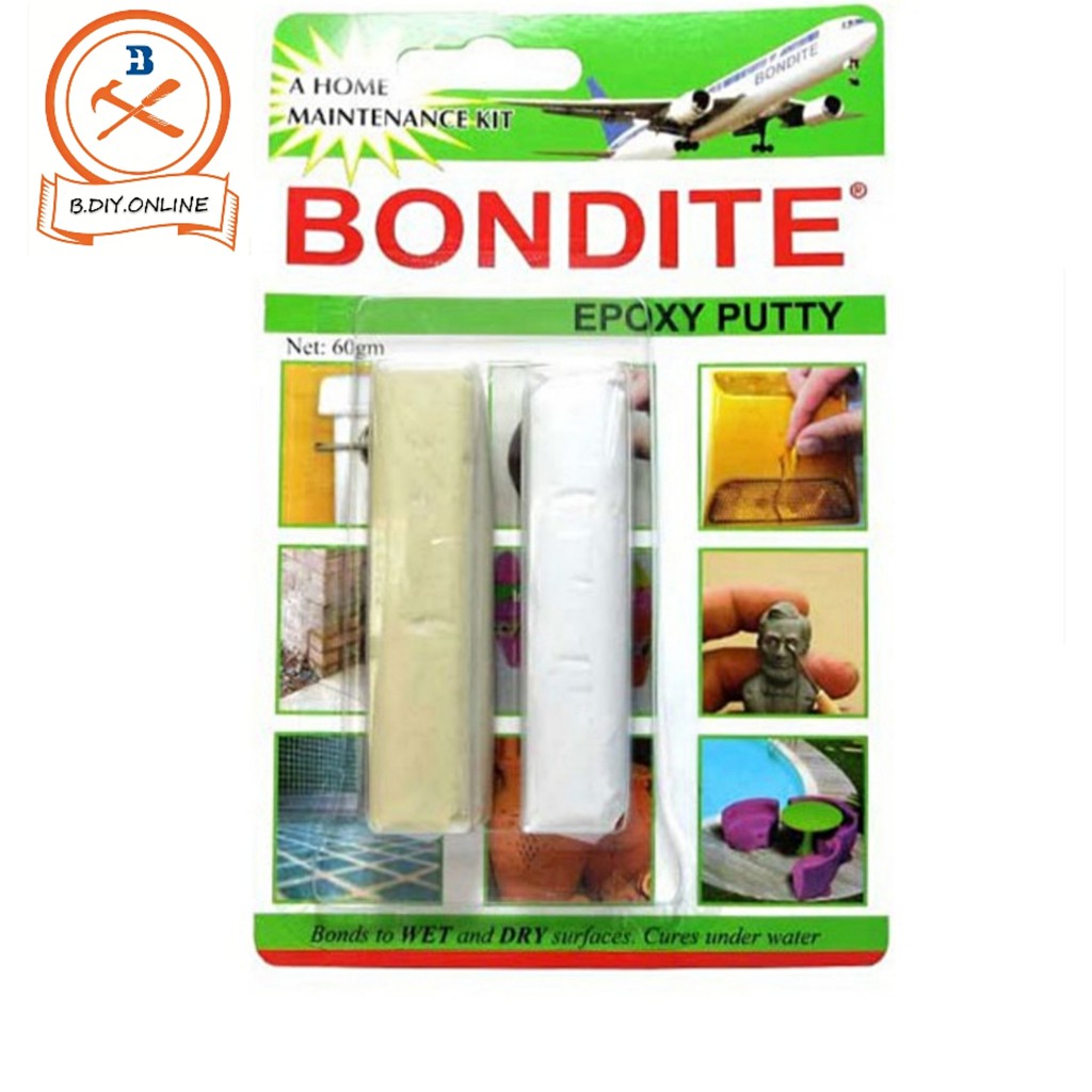 BONDITE EPOXY PUTTY 60gm/EASIEST/FASTEST/QUICK DRY/LAST LONGING ...