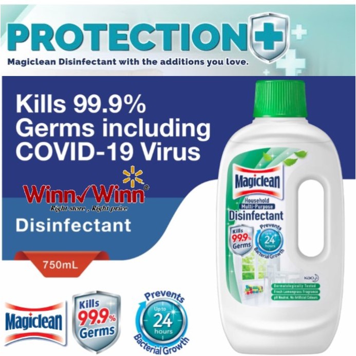 MAGICLEAN MULTI-PURPOSE DISINFECTANT BOTTLE 750ML | Shopee Malaysia
