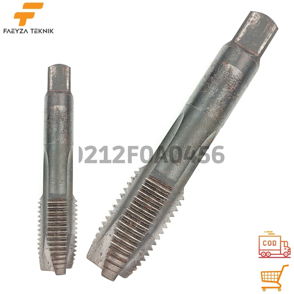 MESIN Tap Machine Tap Manual Tap M22 x 2.5 Straight Flute Yamawa Not ...