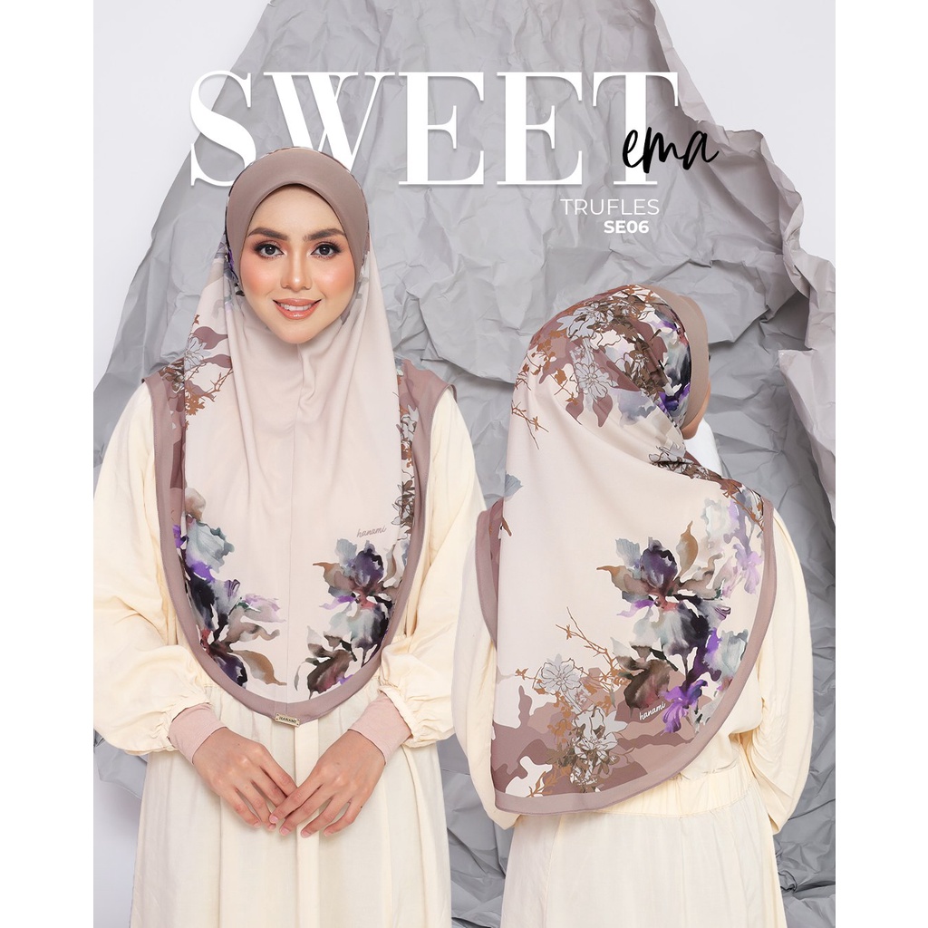 [Express Scarves] Tudung Sarung Dream Sweet Ema Free Saiz Hijabs By Hanami | Shopee Malaysia