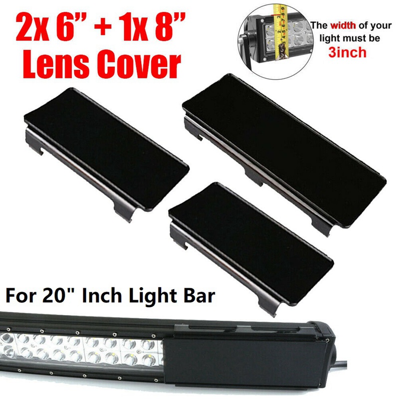 20 Inch Protective Black Lens Cover for LED Light Bar Truck Offroad ...