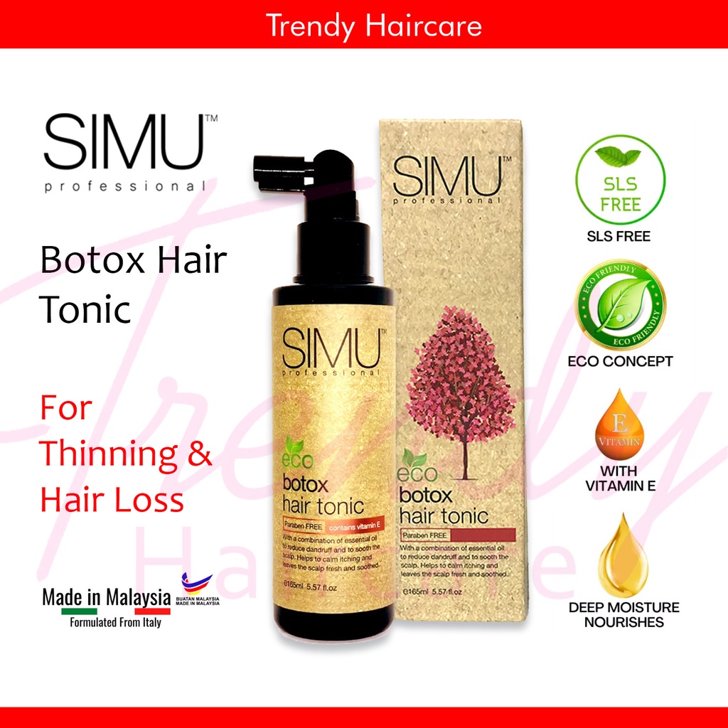 SIMU Professional Eco SLS Free Botox Hair Tonic WITH PANAX GINSENG ...