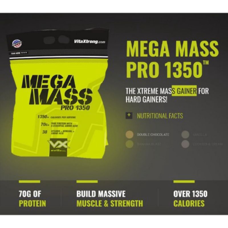 🎊 VX VitaXtrong Mega Mass 1350 5.45kg(12lbs) | Shopee Malaysia
