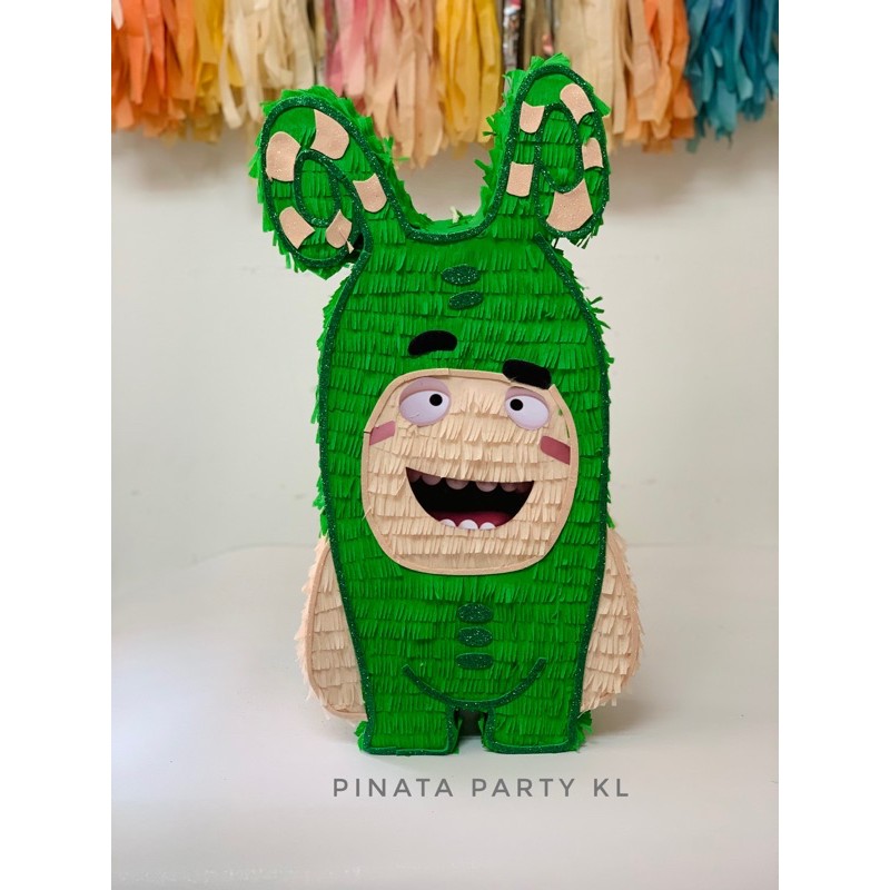 Oddbods Pinata, FREE STICK- beautiful handmade pinata Oddbods | Shopee ...