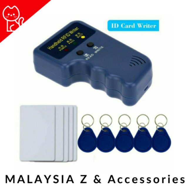 RFID ID Card Handheld Copier Free 5 Writable Tags 5 Cards Reader Writer ...