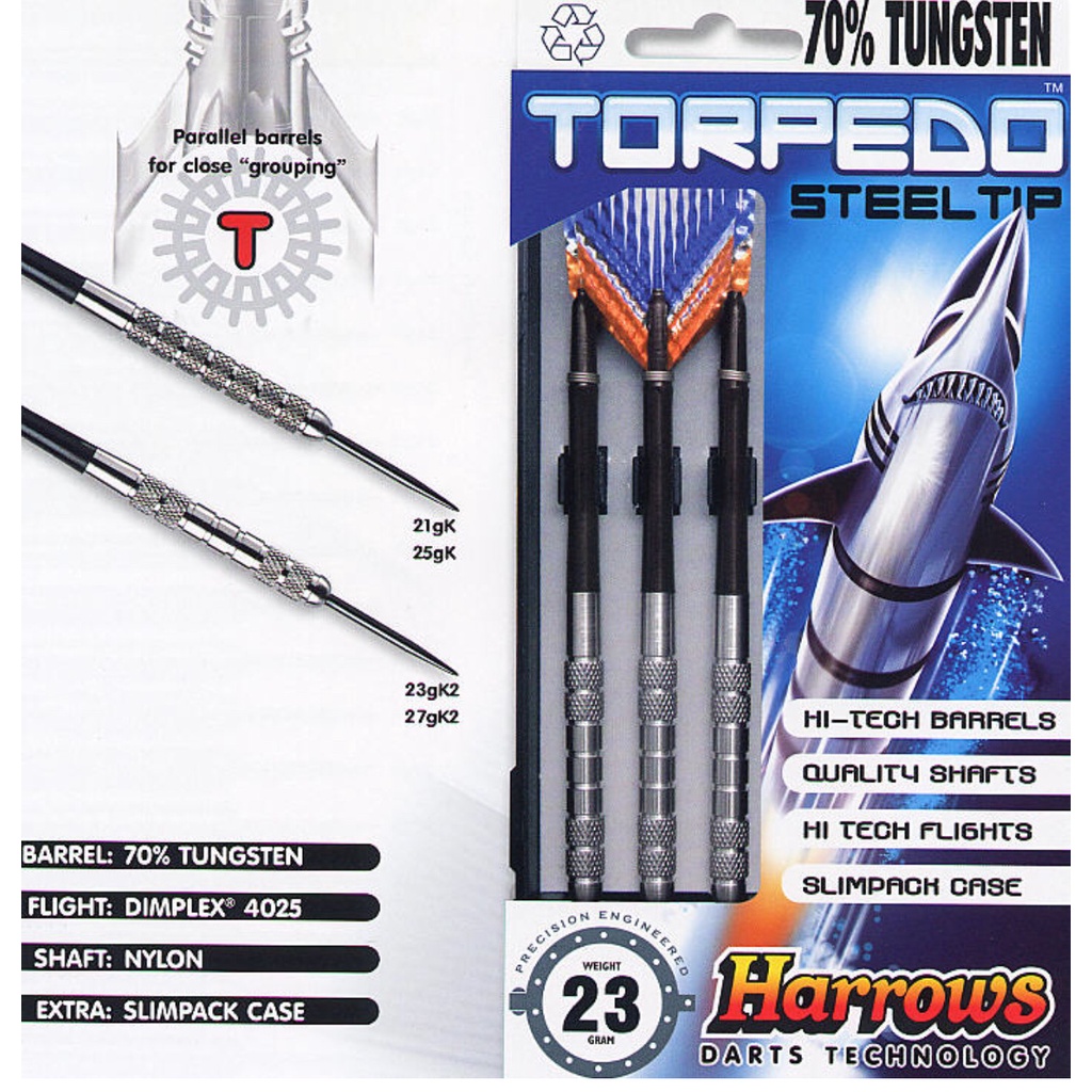 📢 [ Ready Stock ] 📢 Harrows Torpedo Darts 📢 100% Original 📢 Made in ...