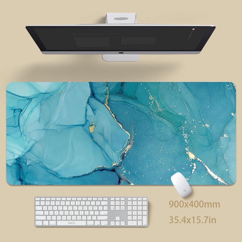 Mouse Pad Marble Large Gamer Mousemats Keyboard Mat XXXL Mouse Mat ...