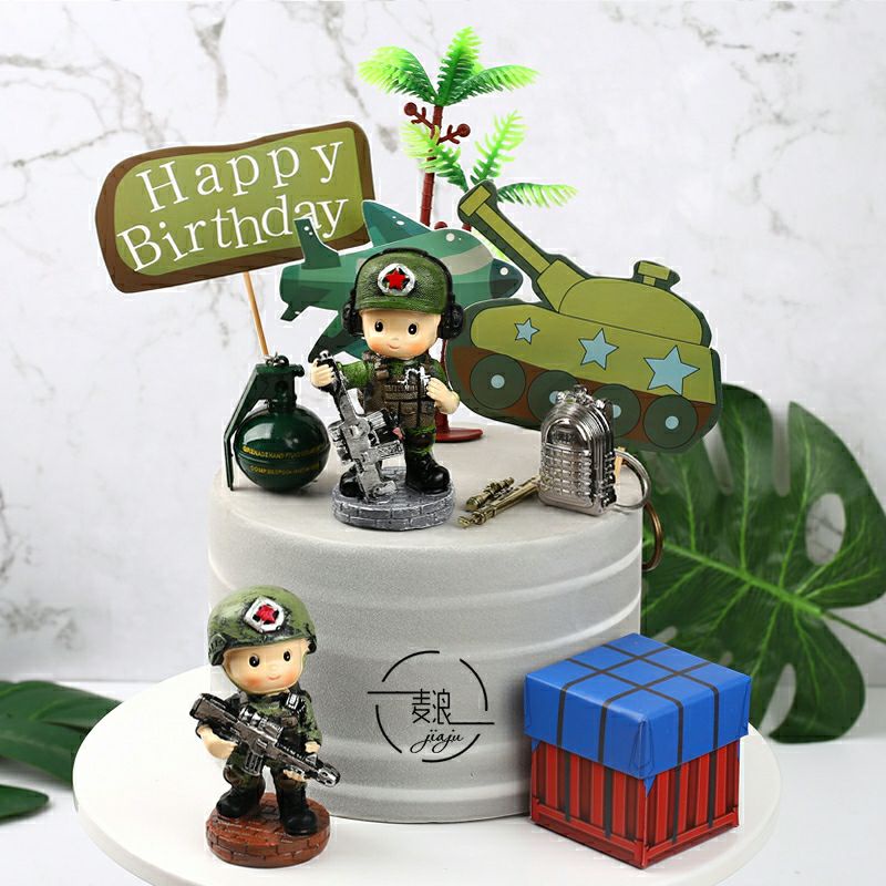 Soldier Cake Topper Decoration士兵蛋糕装饰(Ready Stock) | Shopee Malaysia