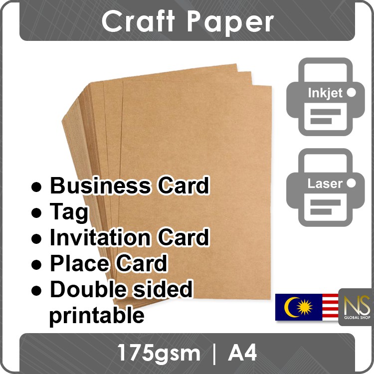 Premium Craft Paper (175gsm) | Shopee Malaysia