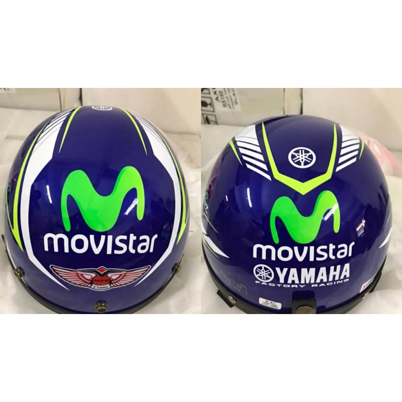 Original MHR III Helmet Half Special Edition Vale Shark Turtle Movistar ...