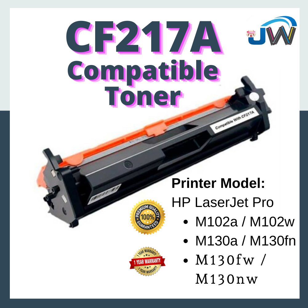 CF217A 17A 217 HP17 Compatible Toner With Chipset HP M129-M134 M102a ...