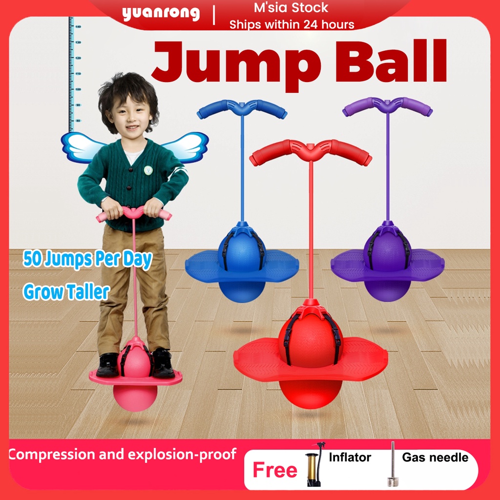 【Local Seller】hopping ball Bouncing Ball Adult Balance Jumping Outdoor ...