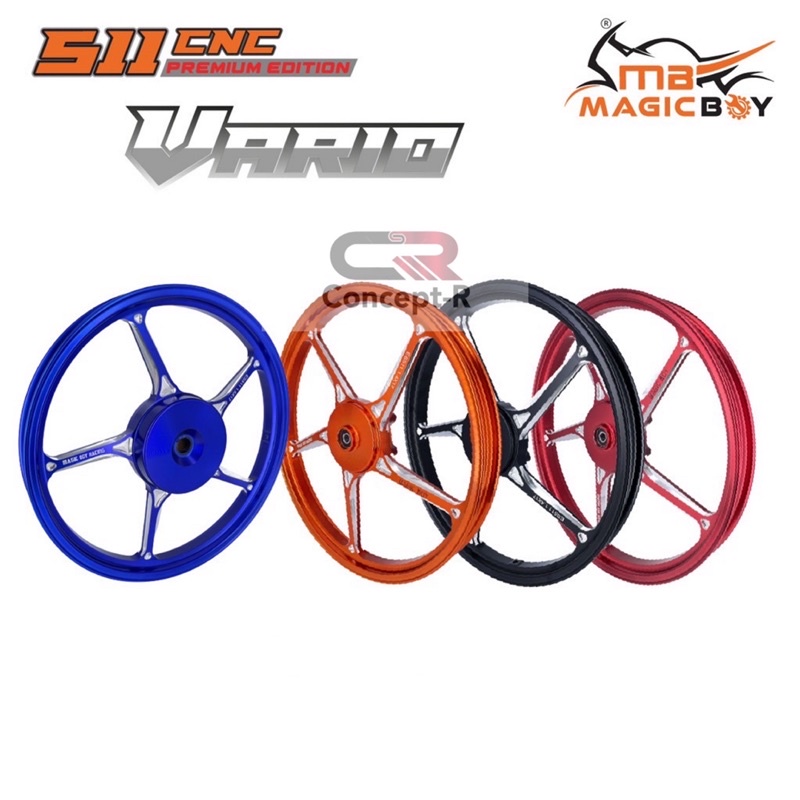 Magic Boy Sport Rim FG-511 Vario 150/Honda Beat (24T) 1.4/1.6x17 CNC ...