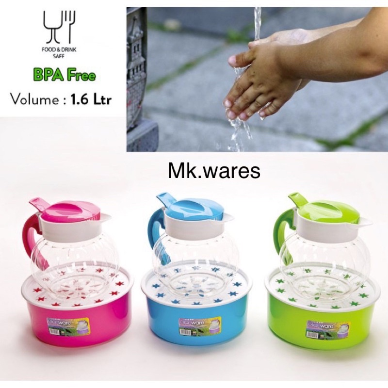 Mk.wares High Quality BPA FREE 1.6LTR Multi-purpose Hand Wash Pot With ...
