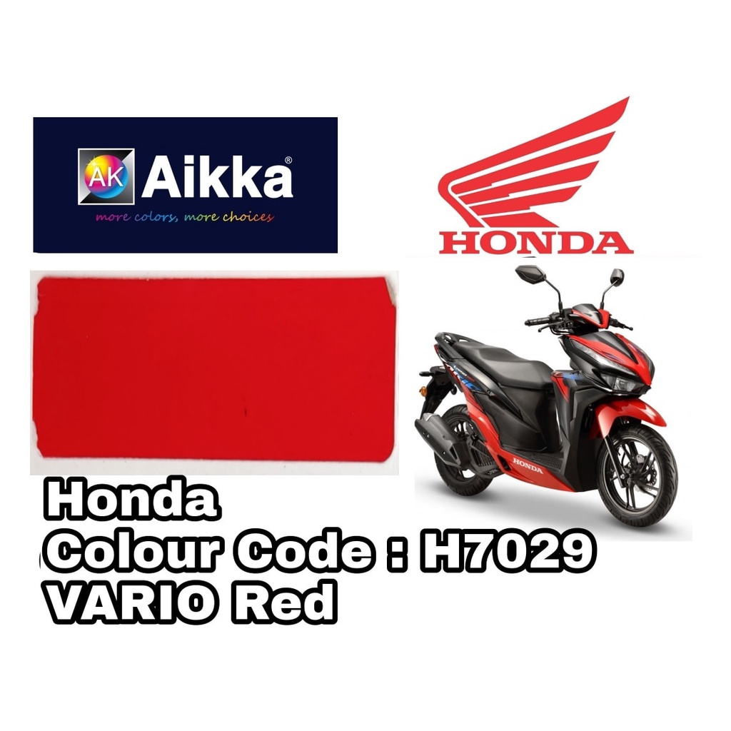 AIKKA HONDA RS-X / VARIO / ADV H7029 RSX RED 2K MOTORCYCLE PAINT / 2K ...