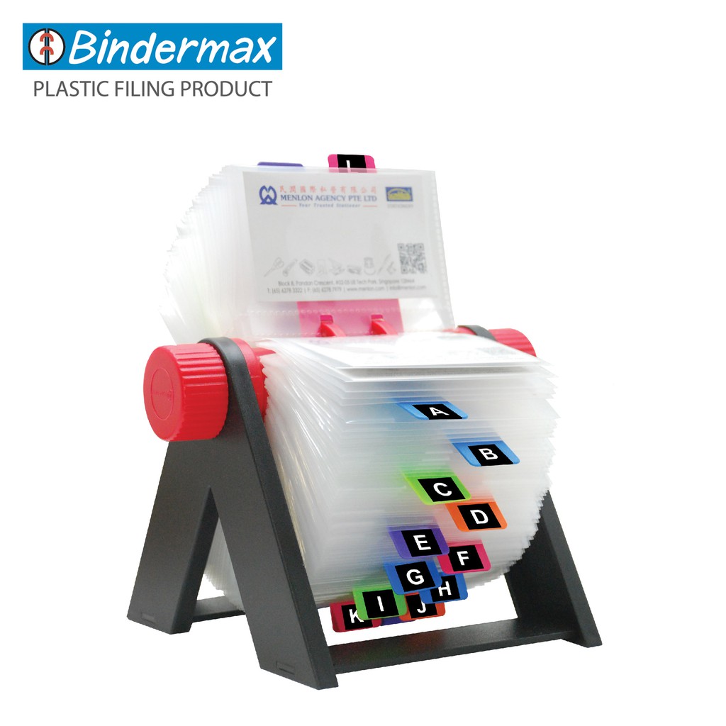 Bindermax Rotary Fle (Pvc Name Card Holder ) | Shopee Malaysia
