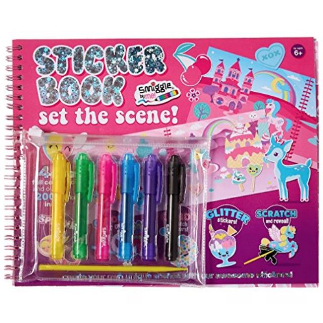 🎀 READY STOCK 🎀 ORIGINAL Smiggle Sticker Book Set the Scene🎀 | Shopee ...