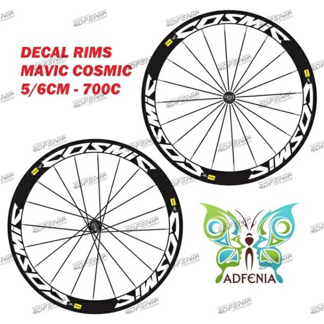 Decal Sticker Mavic Cosmic SL Width 5cm 6cm Sticker Decal Rims Rims ...