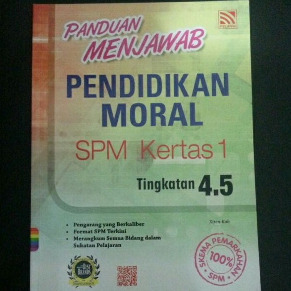 Panduan Menjawab Pendidikan Moral SPM Kertas 1 Tingkatan 4.5 (USED ...