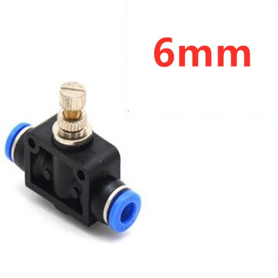 OD 4mm 6mm 8mm 10mm 12mm Pneumatic Airflow Regulator Air Hose Tube Gas Flow Adjust Valve ...