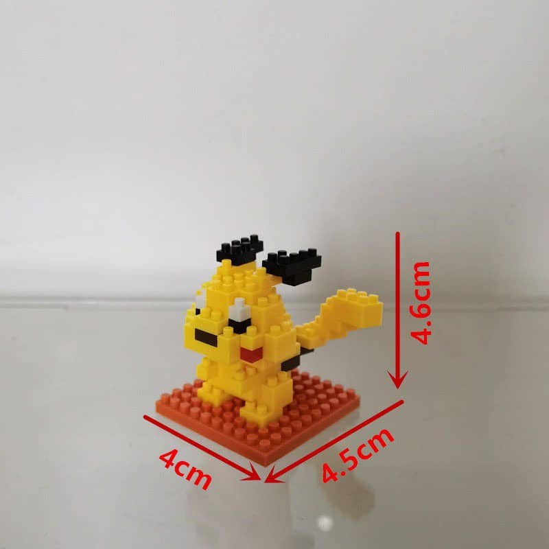 Pokemon Diamond Nano Block Building Block Toy Pikachu Charmamder Charizard Mewtwo Eevee Lapras ...
