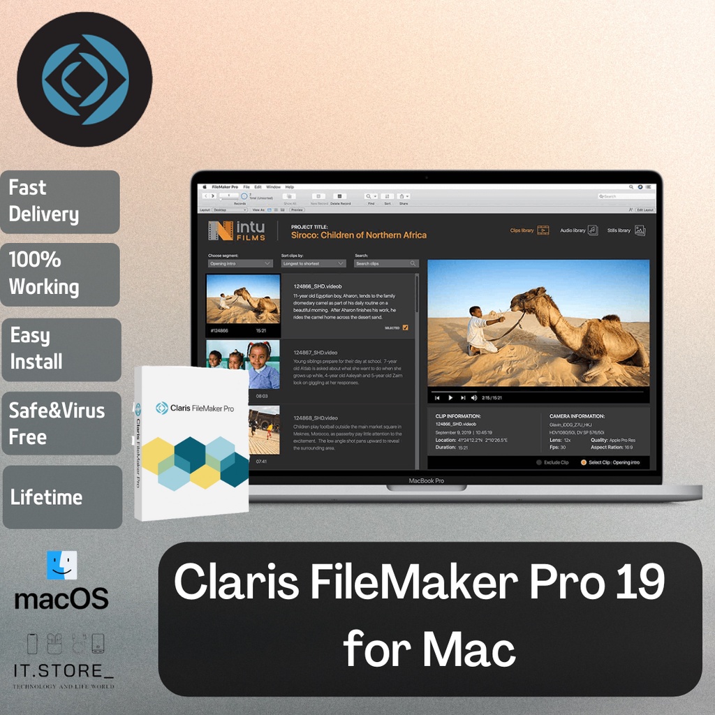 Claris FileMaker Pro 19 Lifetime for Intel and M1 Chip Apple Silicone ...