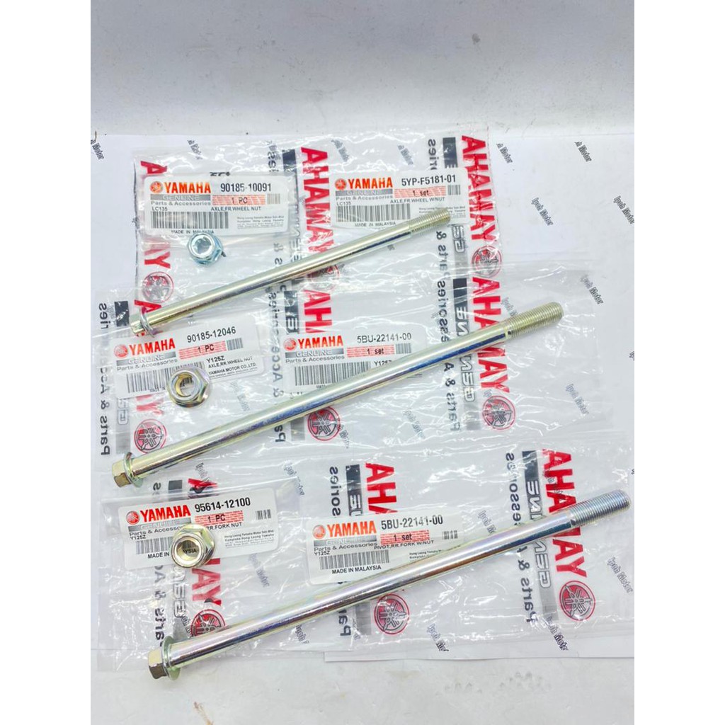 125Z Y125 Y125Z Y125ZR Axle Shaft Wheel Front Rear Sap Roda Depan ...