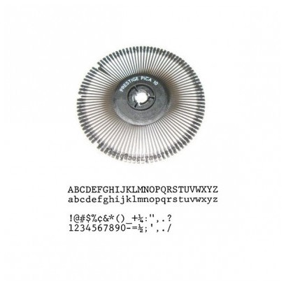 Nakajima Prestige Pica 10 Compatible Printwheel Print Wheel Daisywheel ...