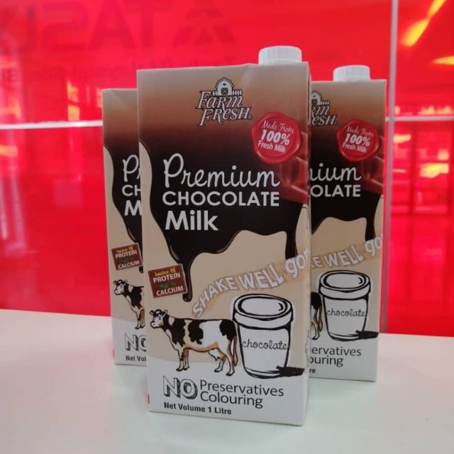 🔥HOT ITEM🔥FARM FRESH |CHOCOLATE | 1LITER (12 PACK) | Shopee Malaysia