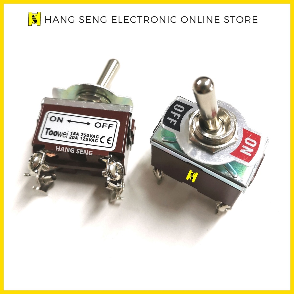 TOGGLE SWITCH 1221 ON OFF SWITCH 4P (TAIWAN) | Shopee Malaysia