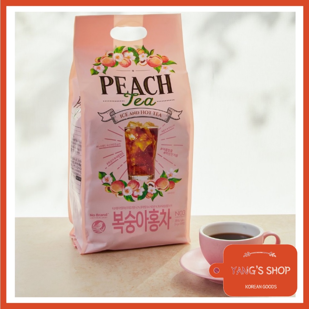 [Emart] Peach Black Tea Powder 14 g / Peach Ice Tea / Ice and Hot Tea ...