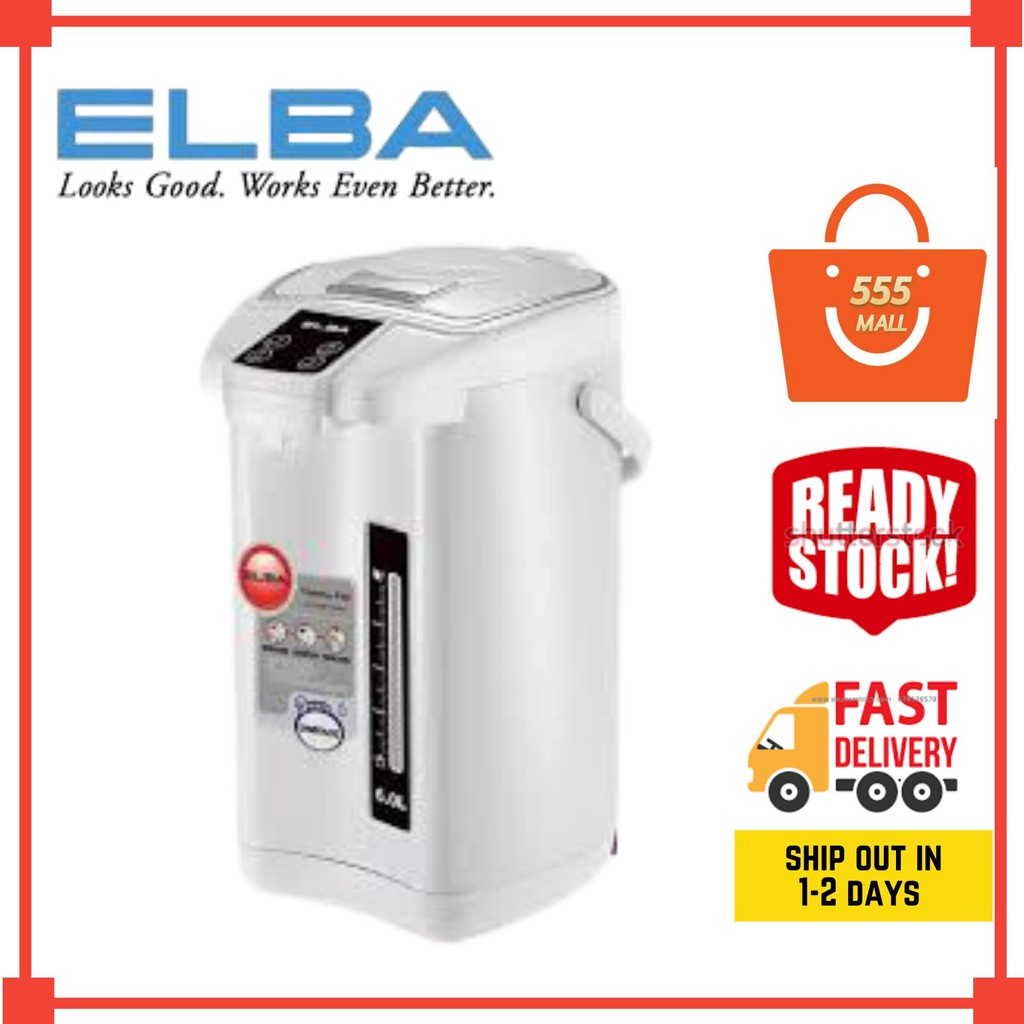 Elba 6L Thermo Pot 3-Way Water Dispense Dry Boiled Protection I ...