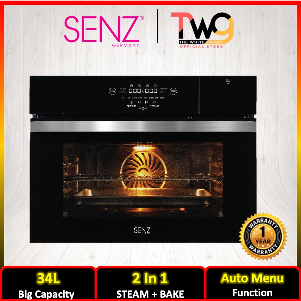 [FREE SHIPPING] Senz 34L 12 Function Fully Digital Steam + BAKE Oven SZ ...