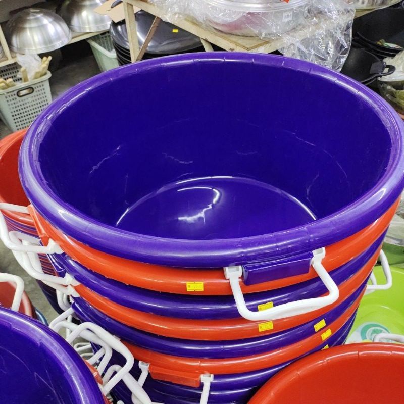 Basin plastik Tebal/Basin Besar Handle /Plastic basin/Basin basuh/Basin ...