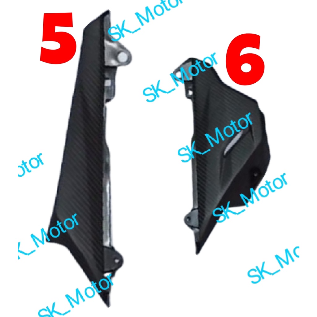 Honda WAVE ALPHA 110 CX V2 Original Inner Cover Full Set Kaver Hitam Meter Center Tank Front ...
