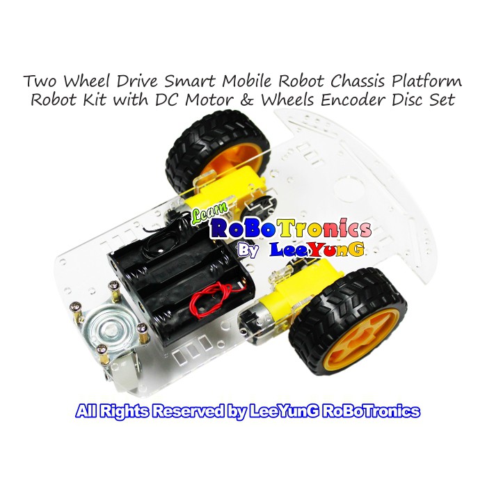 Arduino ZK-2 SMART Car Robot Chassis DIY Kit Line Tracing Wheel Battery ...