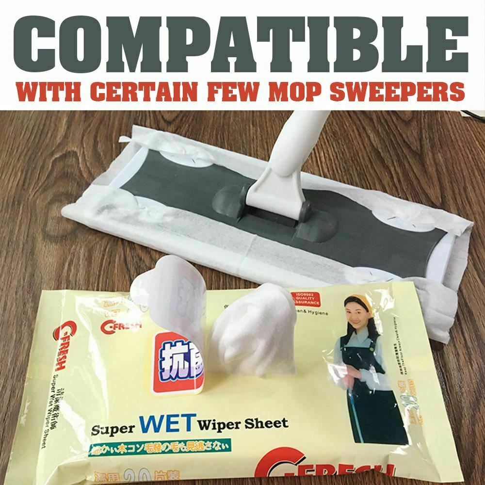 Tisu Basah Wiper Mop Lantai Penyapu Kertas Pakai Buang Kain Wet Tissue ...