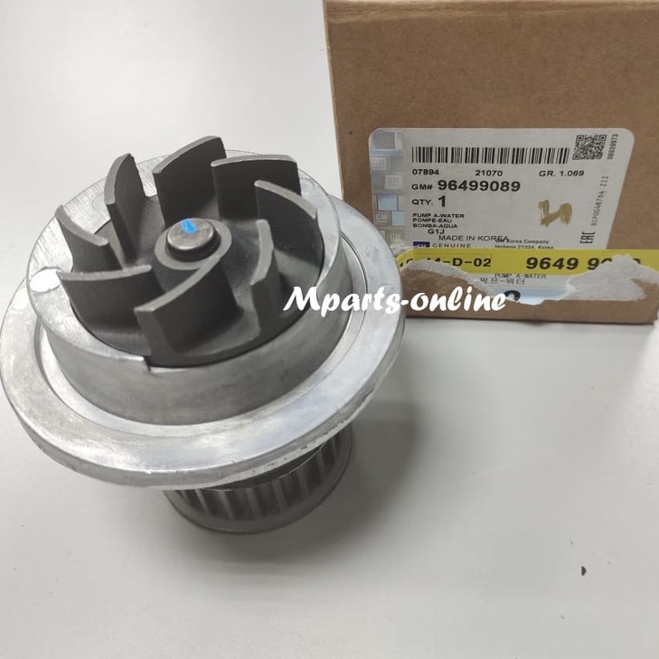 WATER PUMP / COOLANT PUMP / CHEVROLET OPTRA 1.8 MAGNUM / NABIRA ...