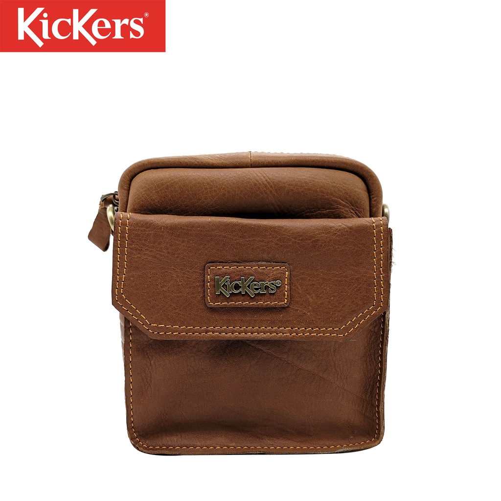 Kickers Genuine Leather Crossbody & Waist Pouch 2IN1 KICS87355 | Shopee ...