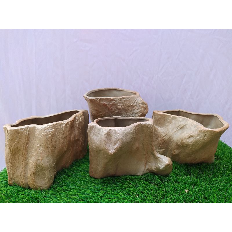🍃ZN POT🍃 Ceramic Flower Pot Pasu Bunga (Kayu) | Shopee Malaysia
