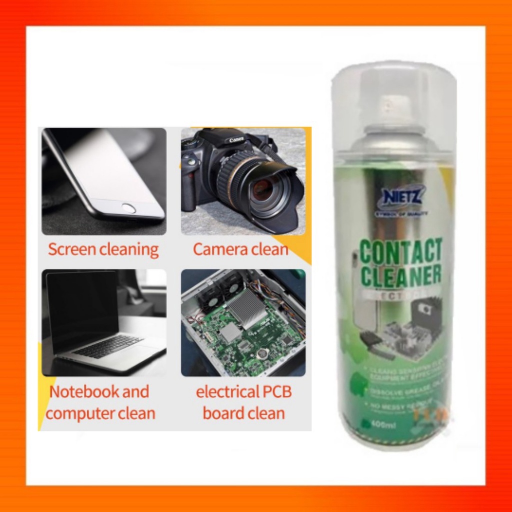 NIETZ AIR-COND CLEANER ELECTRONIC CONTACT CLEANER DEGREASER WHITE ...